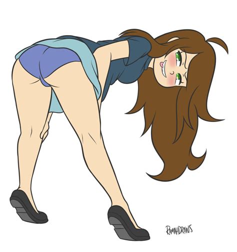 Rule 34 Bent Over Brown Hair Flats Green Eyes Panties Plain