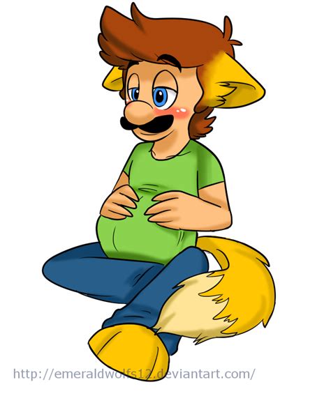 Preggy Luigi By Mariobrosyaoifan12 On Deviantart