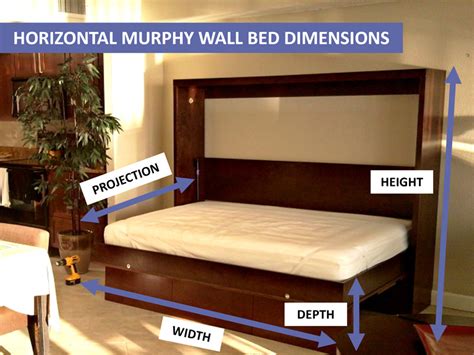 Horizontal Murphy Bed Dimensions