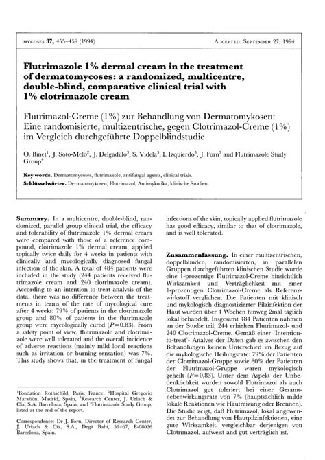 Pdf A Phase Iii Comparative Study Of The Efficacies Of Flutrimazole
