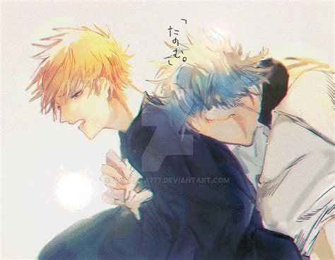 Grimmjow Ichigo 30 By Akahata777 On Deviantart