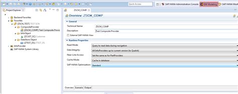 Bw On Hana Eclipse Based Modelingintegration Scen Sap Community