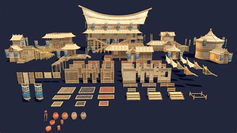 Tribe Modular Asset Pack Deep3dsea