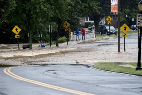 Heavy Rain Causes Flooding Throughout Frederick Disasters And Accidents