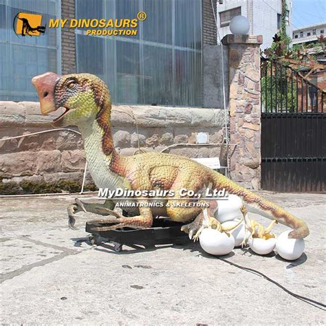 Dinosaur Theme Park Props Hatching Oviraptor Eggs