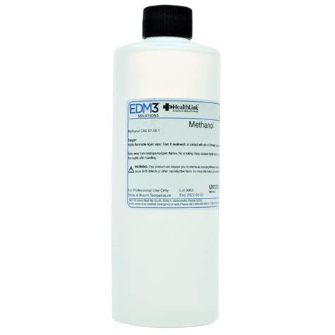 Chemistry Reagent Methanol Acs Grade 100 16 Oz