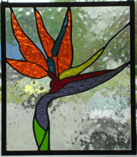 13 Best Stained Glass Bird Of Paradise Images On Pinterest Stained