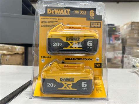 DEWALT V MAX XR Premium Lithium Ion Ah Battery Pack Pack Lambrecht Auction Inc