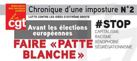 Lextrême droite la grande imposture CGT Métropole Européenne de Lille
