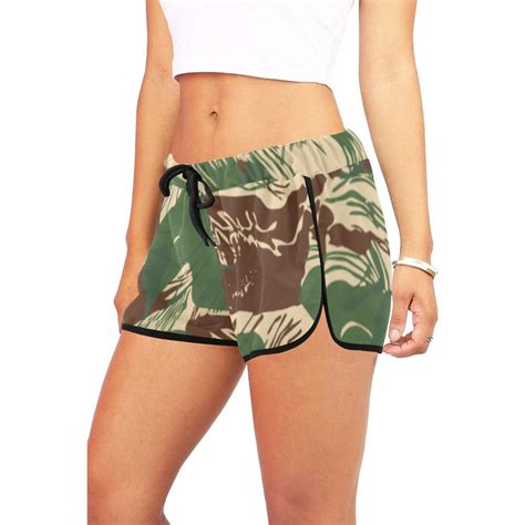 Rhodesian Brushstroke Camouflage V2 Women S Relaxed Shorts Rhodesian