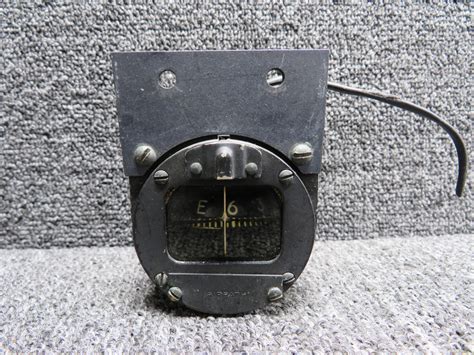 Panel Mounted Compass Indicator Lighted 2 Hole Plate Mount No Data