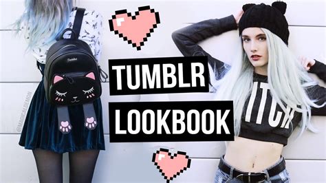 4 Outfits Tumblr ♡ Soft Grunge Lookbook ♡ Youtube