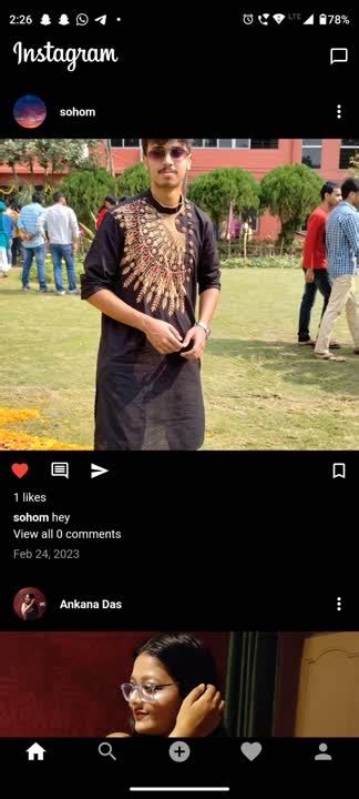 Sohom Saha On Linkedin Project Instagram Flutterdeveloper