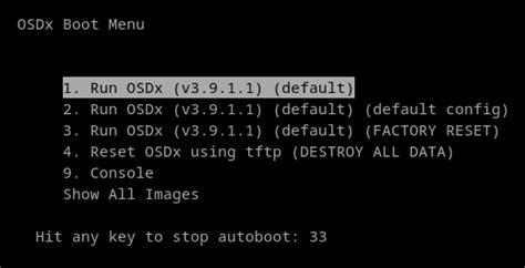 System Recovery — Osdx Documentation V4210 Documentation