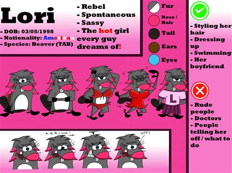 Lori Ref Sheet By Nickdoesarts On Deviantart