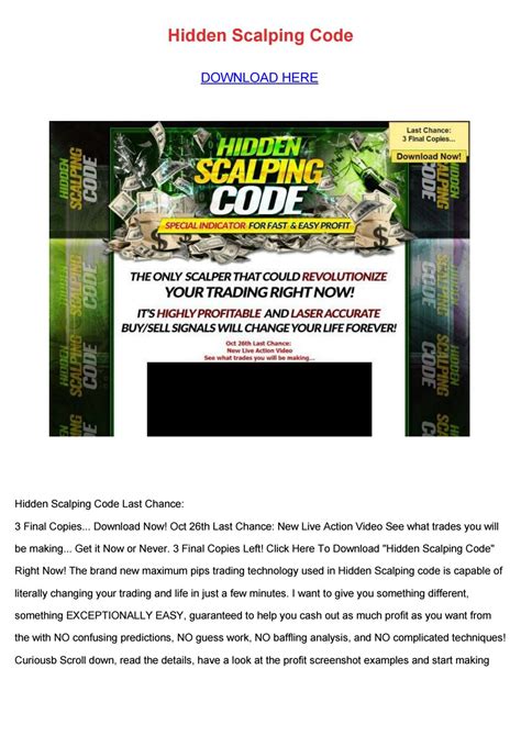 Hidden Scalping Code By Jamilula Issuu