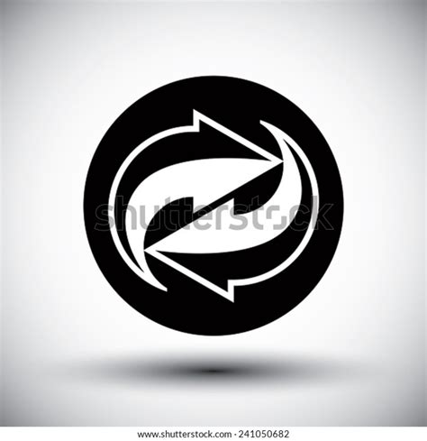 Reload Refresh Arrows Loop Vector Simple Stock Vector Royalty Free