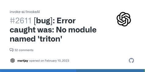 Bug Error Caught Was No Module Named Triton · Issue 2611