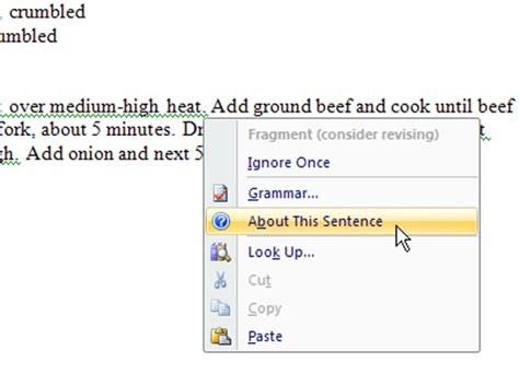 How To Check Grammar In Word 2007 Dummies