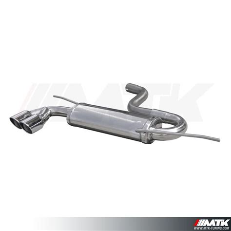 Silencieux Echappement Inoxcar Sorties 2x80