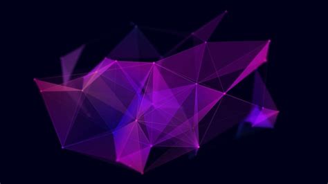 Premium Photo Network Connection Structure Abstract Blue Background With Moving Dots Lines And