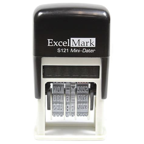 Excelmark Self Inking Date Stamp S Blue Ink Desertcart INDIA