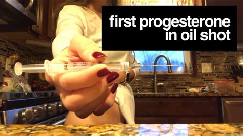 How To Inject Progesterone In Oil