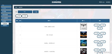 java php node js python在线电影网站【2024年毕设】 csdn博客