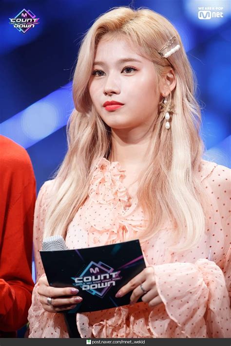 Twice Sana Mcountdown Momo Olympische Spiele Boho Frisuren
