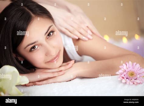 Masseur Doing Massage On Woman Body In The Spa Salon Beauty Treatment