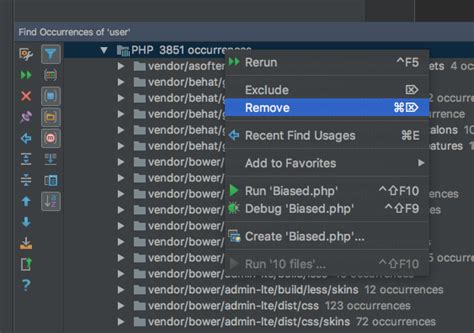 Intellij Remove Search Results From The Search List Stack Overflow
