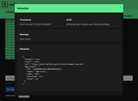 Vercel Logflare Docs