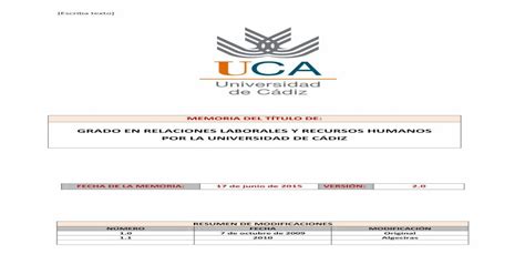 Grado En Relaciones Laborales Y Recursos Humanos Por La Universidad