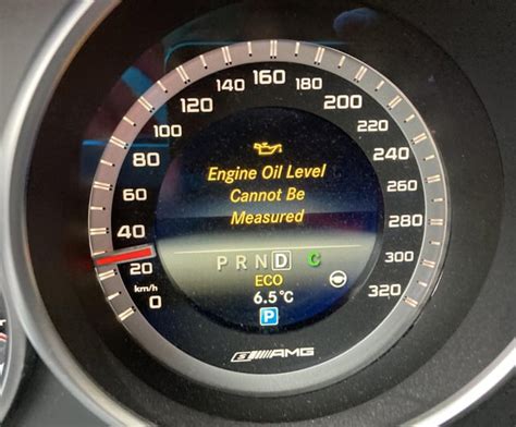 Engine Oil Level Message Rmercedesbenz