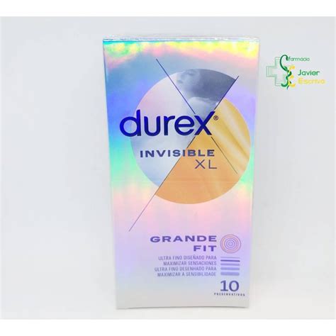 Durex Invisible XL 10 Preservativos