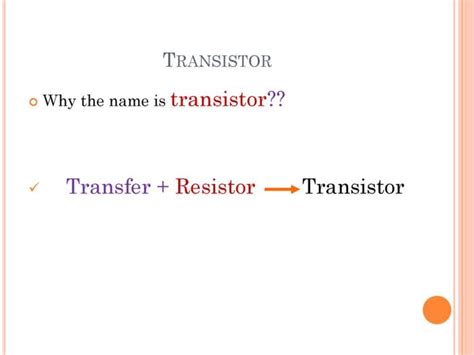 √ Transistor Transfer Dan Resistor Pemahaman Mendalam Tentang Komponen