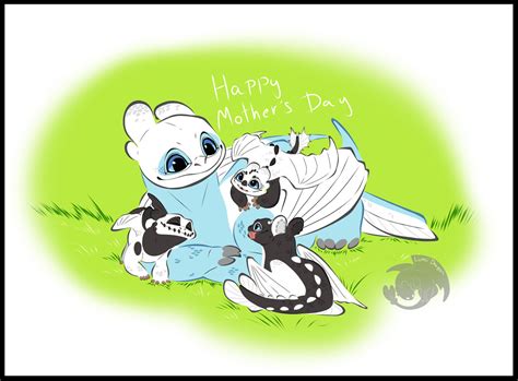 Httyd Happy Mothers Day By Lumiidragon On Deviantart