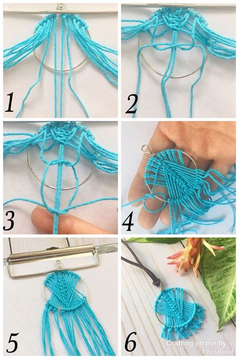 Diy Macrame Pendant Necklace Tutorial Free Macrame Patterns Macrame Patterns Tutorials