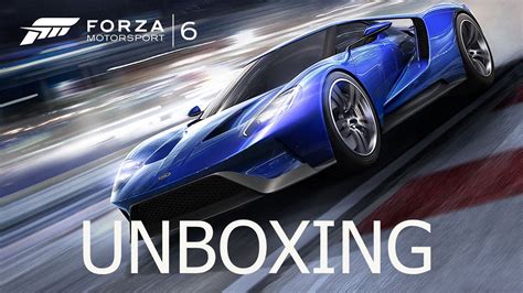 Unboxing Forza MotorSport 6 Edición 10 Aniversario De Xbox One YouTube