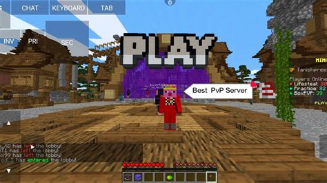 Best Public PvP Server Showing My PvP In Pojav Launcher In Mobile YouTube