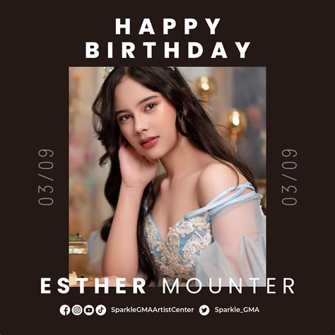 Sparkle Gma Artist Center Wishing Esther Mounter A Day Filled With