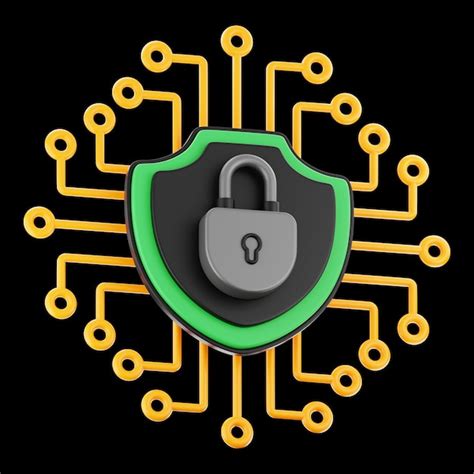 Premium Photo Premium Technology Data Chip Security Icon 3d Rendering