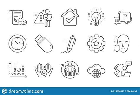 Pictogrammen Voor Handmatige Ondertekening En Cloud Computing Op
