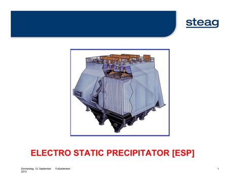 Esp Electrostatic Precipitator Pptx