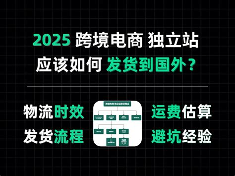 2025 跨境电商独立站，应该如何发货到国外？ 这个视频讲清楚物流时效、运费估算、处理退货、物流追踪、省钱技巧、找货代、打标签，自发货