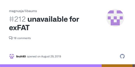 Unavailable For ExFAT Issue Magnusja Libaums GitHub