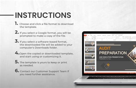Audit Preparation And Execution Presentation Template Download