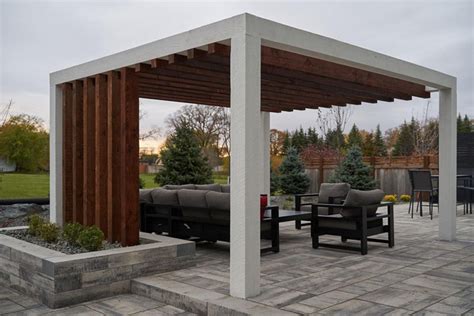 Modern Pergola Design Ideas Contemporary Pergola With Roof 46 Off