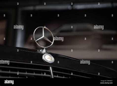 Antalya Turkey January 31 2024 Original Mercedes Benz E Class Logo