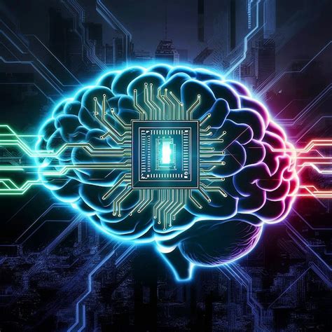 Premium Photo View Of Brain With Circuit Board